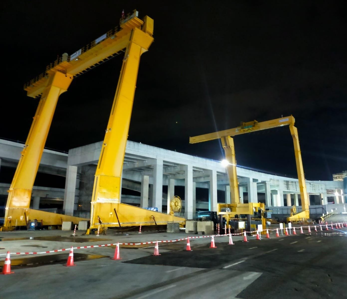 How a C-Shape Gantry Crane Boosts productivity at a Pre-cast site